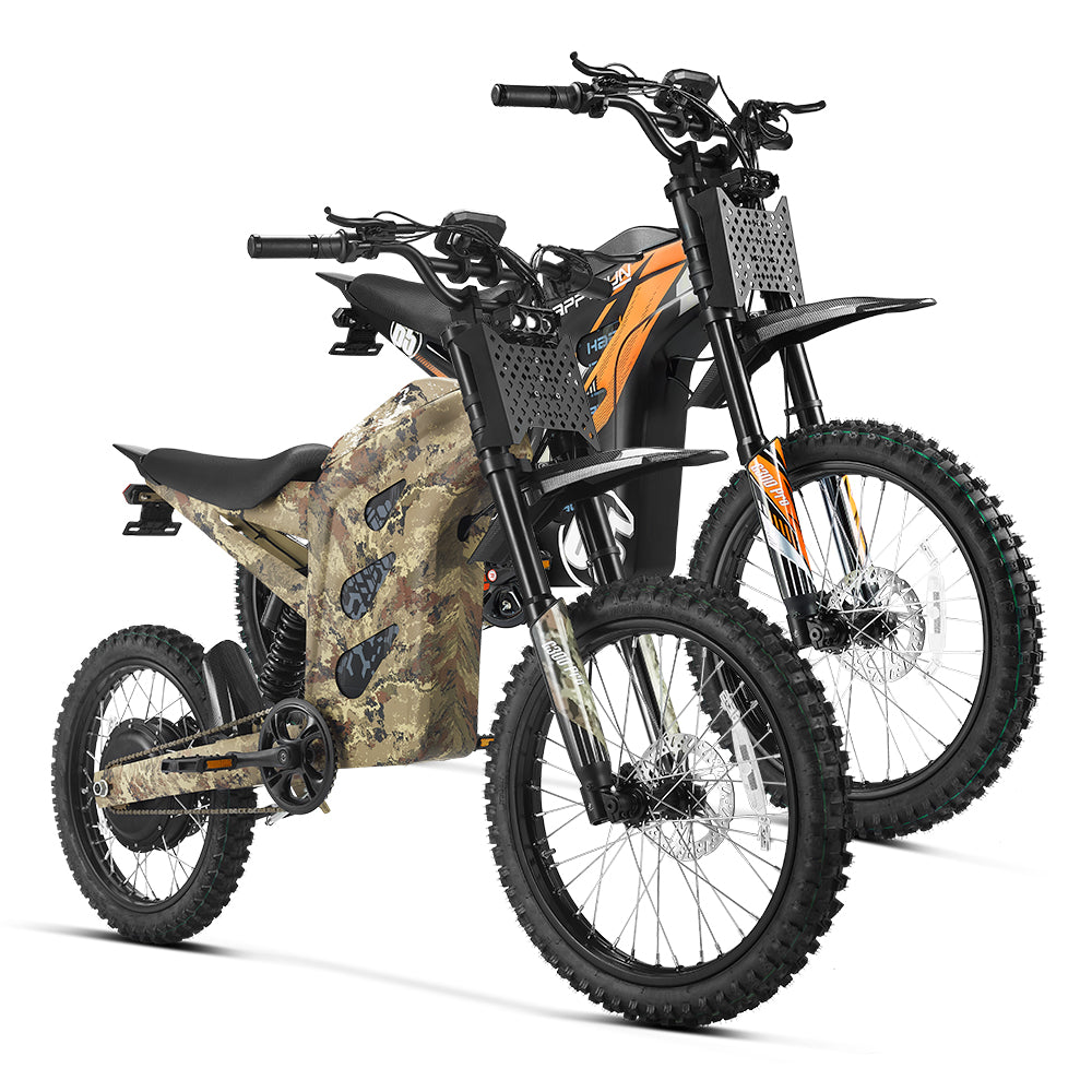 HappyRun Electric Dirt Bike G300 Pro, Best Fast Dirt E-Bike for Adults
